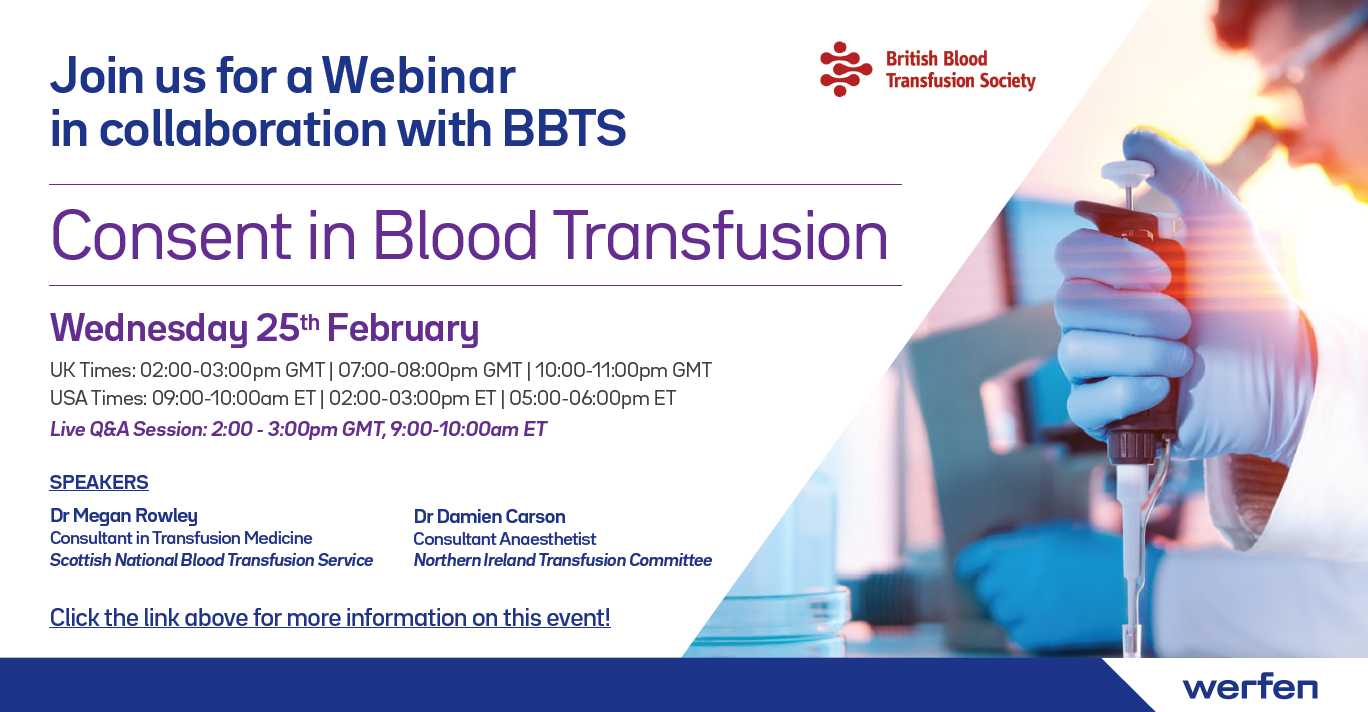British Blood Transfusion Society - Consent in Blood Transfusion Webinar