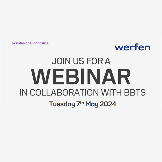 British Blood Transfusion Society - BBTS and Werfen present - Iron and ...
